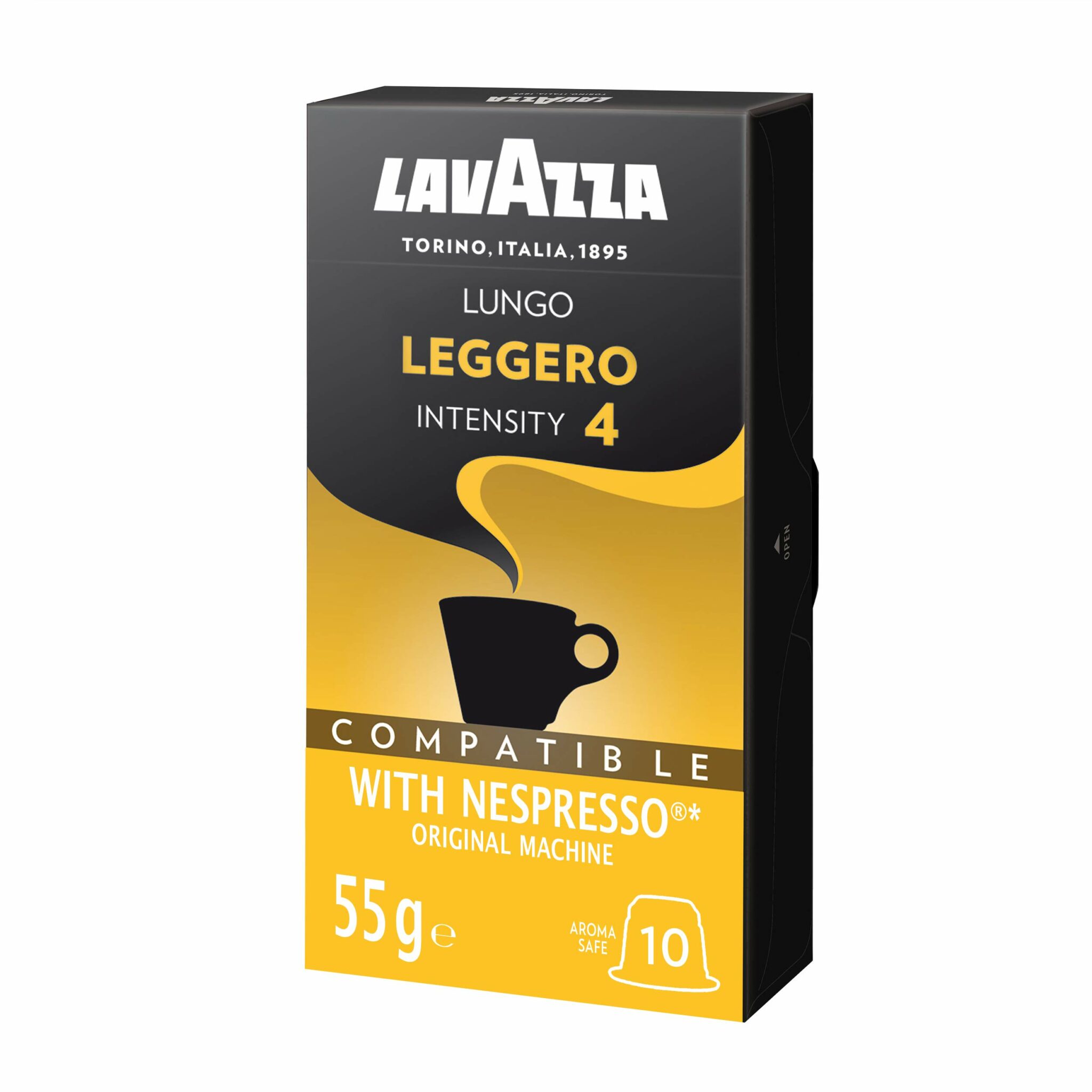 Cafe Capsule Compatible Nespresso Leggero Lavazza 10P | Mounet Lebled ...